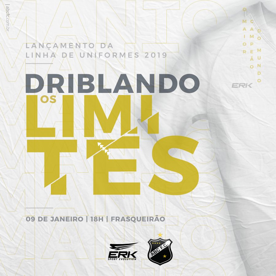 Lançamento dos uniformes 2019 ERK/ABC acontece nesta quarta-feira, de ...